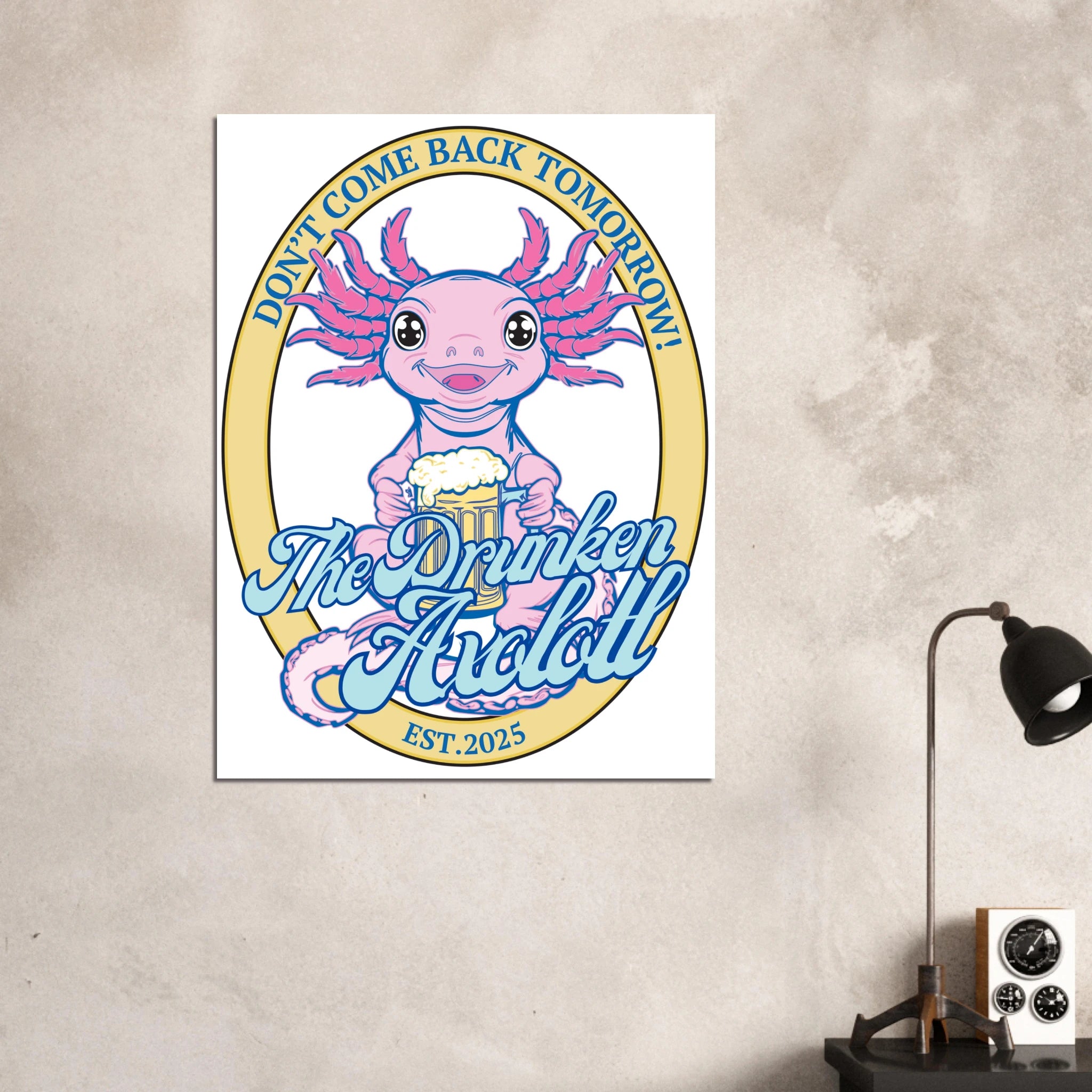 Dive Bar Logo Poster- Glossy – ROSS REIGN
